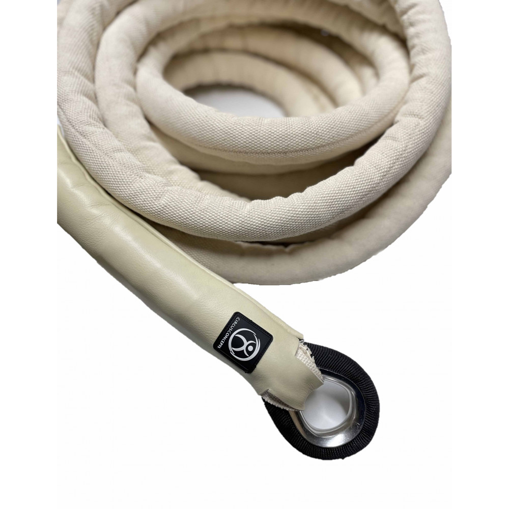 Aerial Rope | Spanish Web | Corde lisse | Tubular Webbing | Ecru | 8m